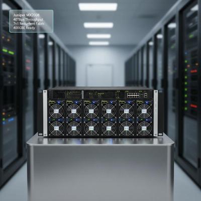 China Juniper MX2008 Enterprise Router with 40Tbps Throughput, 7+1 Redundant Fabric, and 400GbE Ready for sale