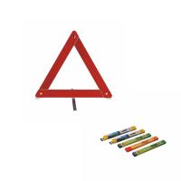 China Professional Custom Orange Gpps Hips/Pmma Abs Car Reflective Safety Warning Triangle for sale