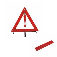 China Easily Assemble Red Dot Reflective Roadside Car Emergency Warning Triangle for Safety for sale