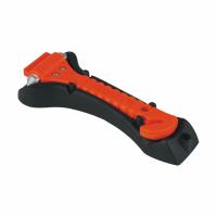 China Car Emergency Tool Double Steel-Tipped Window Breaker and Safety Hammer for Red Vehicles for sale