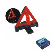 China Road Safety Flashing LED Warning Triangle Easily Handle and Assemble for Car Emergency for sale