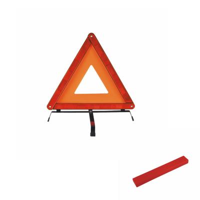 China Customized Logo Portable Foldable Universal Traffic Emergency Triangle Warning Frame for sale