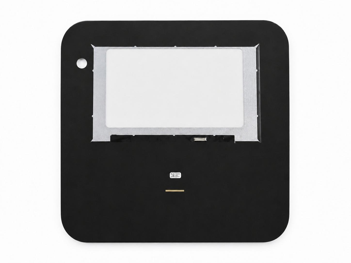 Custom LCD touch display assembly back view