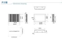 China Industrial Computer Monitor 10.1 Inch M Type Embedded Touch Monitor IP65 Fanless HMI Monitor for sale