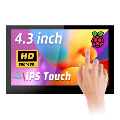 China 4.3 Inch 800x480 Capacitive Touch Screen Display With IPS TFT Technology for sale
