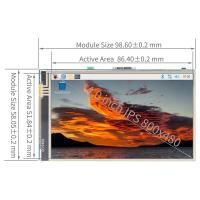 China 4 Inch Raspberry Pi Zero Touch Screen LCD Display 800*480 HDMI Port RTP Touch Panel for sale