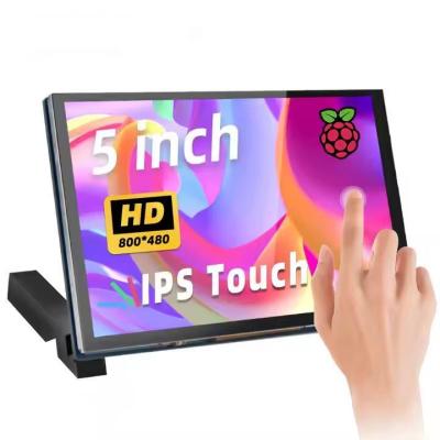 China IPS TFT Screen Raspberry Pi 5inch HDMI LCD Display 800x480 Capacitive Touch Screen for sale