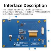 China IPS TFT Screen Raspberry Pi 5inch HDMI LCD Display 800x480 Capacitive Touch Screen for sale