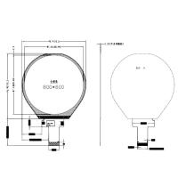 China 3.4 Inch Round TFT LCD TouchScreen with 800×800 Resolution MIPI Interface and IPS Panel for sale