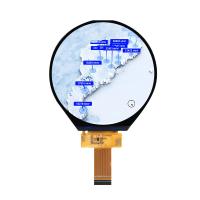 China 3.4 Inch Round TFT LCD TouchScreen with 800×800 Resolution MIPI Interface and IPS Panel for sale