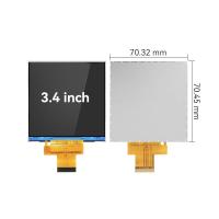 China 3.4 Inch Square LCD Display 480*480 Resolution Optional Touch Screen MIPI for sale
