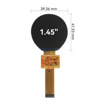 China 1.45 Inch Round LCD Screen 412×412 Resolution Incell Touch Screen 4 Line SPI MIPI QSPI for sale