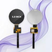 China 5 Inch Round LCD Display 1080*1080 Resolution Optional MIPI Touch Screen for sale