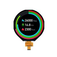China 7 Inch Round LCD Display 720*720 Resolution Optional LVDS Touch Screen Display for sale