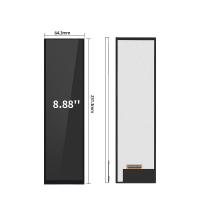 China 8.8 Inch LCD Bar Screen 480*1920 Resolution Optional Touch MIPI Interface Display for sale