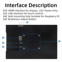 China 8 Inch HDMI Display 1280*800 Resolution 5 Point Capacitive TouchScreen for sale