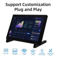 China 10.1 Inch HDMI Display Screen 1280*800 Resolution With 6H Hardness Tempered Glass Cover for sale