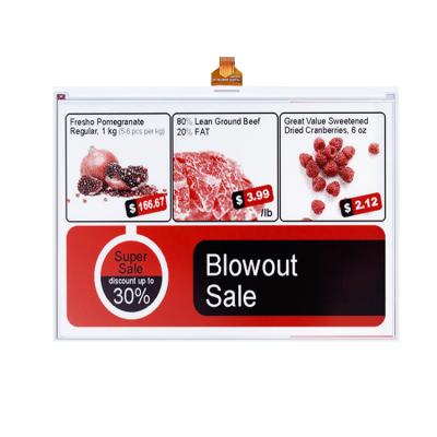 China 13.3 Inch E-paper Display 960*680 Resolution 24pin Low Power Consumption E-Ink Screen for sale