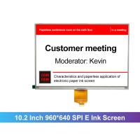 China 10.2 Inch E Paper Display 960*640 Resolution 24pin Low Power Consumption E Ink Screen for sale