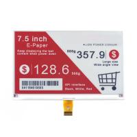 China 7.5 Inch E Paper Display 800*480 Resolution 24pin Low Power E Ink Display Screen for sale