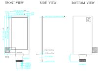 China 2.66 Inch E-paper Display 152*296 Resolution 24pin Low Power Consumption E-Ink for sale
