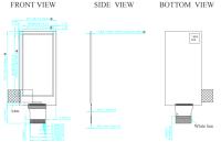 China 2.13 Inch E-paper Display 122*250 Resolution 24pin Low Power Consumption E-Ink Screen for sale
