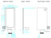China 2.9 Inch E-paper Display 128×296 Resolution 24pin Low Power Consumption 4-Color E-Ink Screen for sale