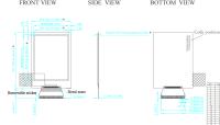 China 1.8 Inch E-paper Display 224×168 Resolution 24pin Low Power Consumption 4-Color E-Ink Screen for sale