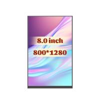 China 8.0 Inch TFT LCD Display 800*1280 Resolution Optional Touch MIPI Interface Display for sale