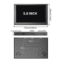 China IPS 5 Inch Portable Monitor 800×480 Resolution HDMI and Raspberry Pi Compatibility for sale