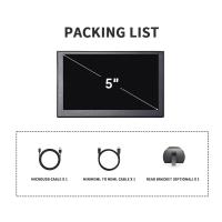 China IPS 5 Inch Portable Monitor 800×480 Resolution HDMI and Raspberry Pi Compatibility for sale