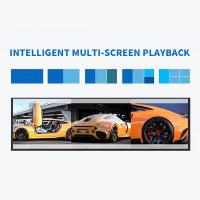 China Android Wall Mount Stretched Bar LCD Display , 47.6 Inch Shelf Edge LCD Display for sale