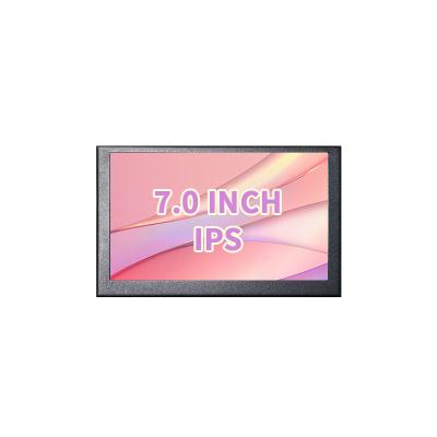 China IPS Portable Monitor 7 Inch 1024*600 Resolution HDMI And Raspberry Pi Compatibility for sale