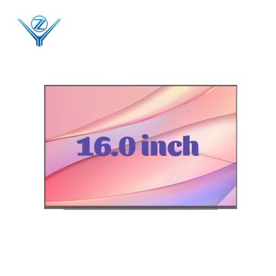 China 16.0 Inch BOE LCD Display 1920x1200 Resolution 2 Lane 30 Pin EDP LCD Screen for sale
