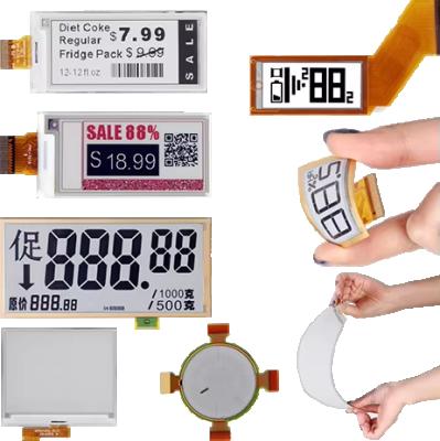 China 0.97 Inch E Paper Display 96×200 18 Pin Ultra Low Power 4 Color E Ink Display Screen for sale