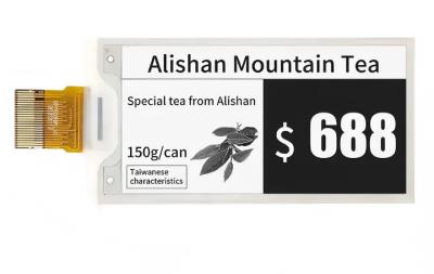 China 2.7 Inch E Paper Display 176×264 26 Pin Ultra Low Power 2 Color E Ink Display Screen for sale