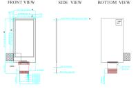 China 2.13 Inch E Ink Display 122×250 Resolution 24pin 2 Color Black White E Ink Screen for sale