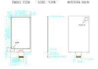 China 24pin Black White 2 Colour E Paper Display 3.7 Inch 240×416 Resolution for sale