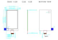 China 3.7 Inch E-paper Display 240×416 Resolution Black/White/Red 3-Color E-Ink Screen for sale