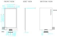 China 3.7 Inch E Paper Display 240×416 Resolution 4 Color Electronic Paper Display for sale