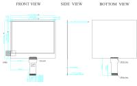 China 4.2 Inch E paper Display 400×300 Resolution Black White Red Yellow 4 Color E Ink Screen for sale