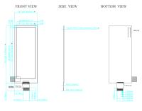 China 4.37 Inch E-paper Display 176×480 Resolution Black/White/Red/Yellow 4-Color E-Ink Screen for sale