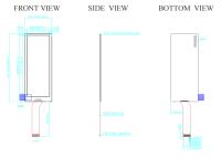 China 4.37 Inch E Paper Display 176×480 Resolution Black / White / Red 3 Color E Ink Screen for sale