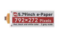 China 5.79 Inch E Ink E Paper Display 272×792 Resolution Black White Red E Ink Screen for sale