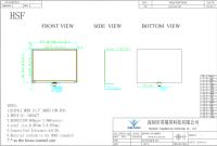 China 13.3 Inch E Paper Display 960×680 Resolution Black / White / Red 3 Color E Ink Display for sale