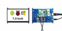 China 7 Inch 1024x600 HDMI LCD Display with 5-Point Capacitive Touch and Raspberry Pi Compatibility（450/800cd/m² Optional ） for sale