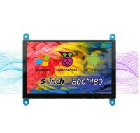 China YB050WVR-P01 5 Inch 800*480 HDMI LCD Display with 5-Point Capacitive Touch Screen for Raspberry Pi for sale