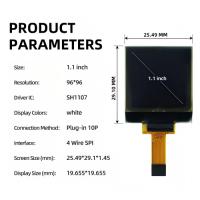 China 1.1 Inch OLED Display Module with 96x96 Resolution and 4-Wire SPI Interface for sale