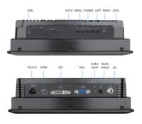 China YCXX7-8 8Inch IP65 Industrial Touch Display with Wide Temperature Range and Multi-Touch Embedded Monitor for sale