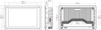 China YCXX28-101 10.1Inch IP65 Industrial Touch Display with Wide Temperature Range and Multi-Touch Embedded Monitor for sale